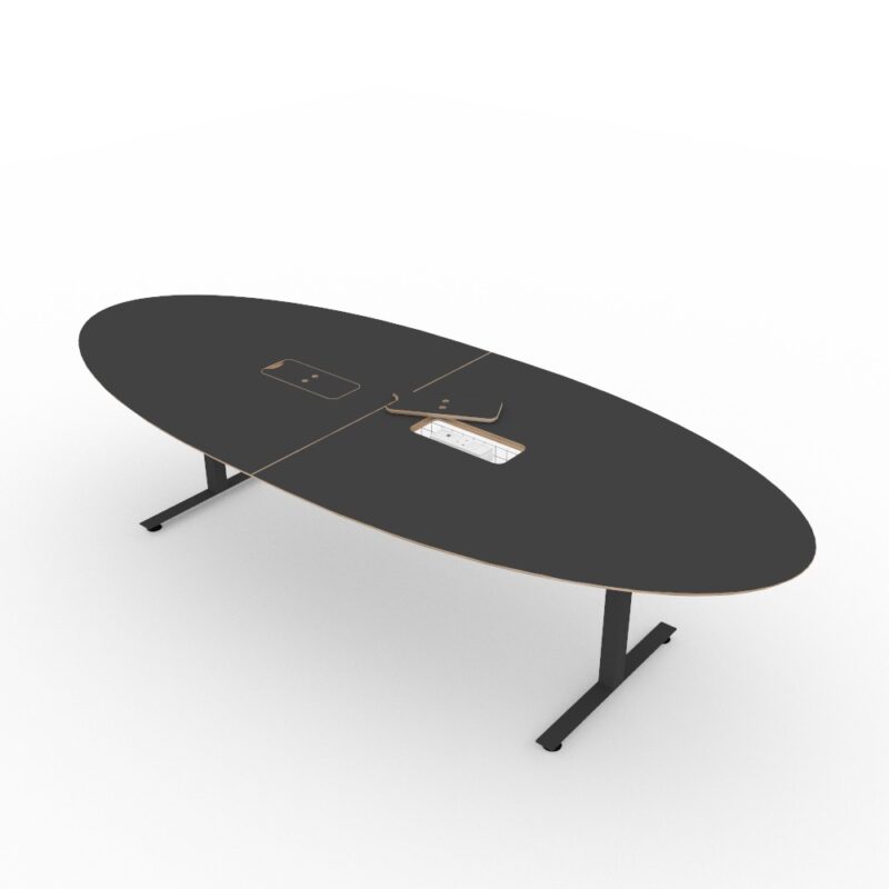 Shell Meeting Table – Oval - Hambanati